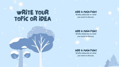 Snowy Background. Free Presentation Template — SlidesCarnival