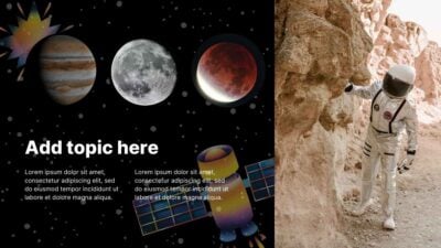 Space Illustrative Lesson Plan for High School. Free PPT & Google ...