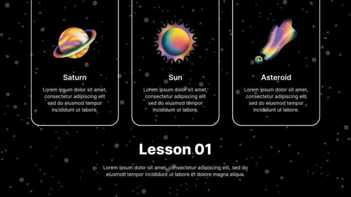 Space Illustrative Lesson Plan for High School. Free PPT & Google ...