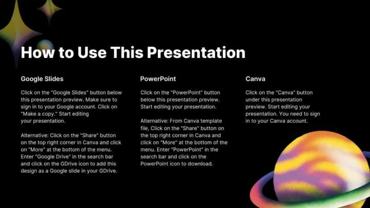 Space Illustrative Lesson Plan for High School. Free PPT & Google ...