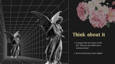 Space and Perspective: Elements of Art Lesson. Free Lesson Slides ...