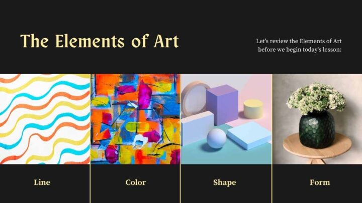 Space and Perspective: Elements of Art Lesson. Free Lesson Slides ...