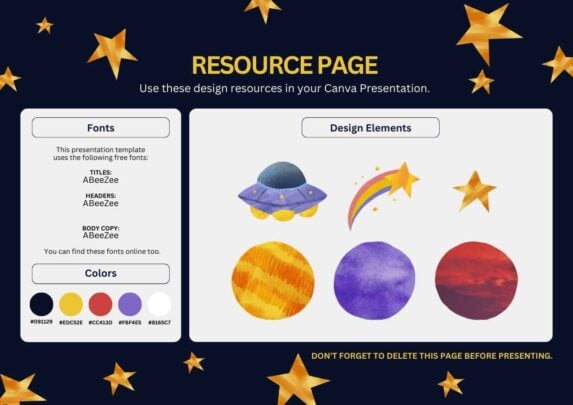 Space-themed Triple Venn Diagram. Free PPT & Google Slides Template ...