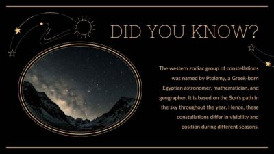 Stars and Constellations Science Lesson for Elementary. Free PPT ...