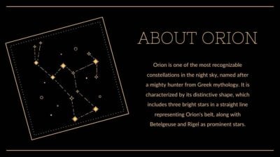 Stars and Constellations Science Lesson for Elementary. Free PPT ...