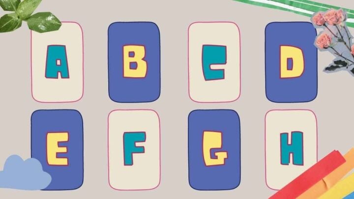 Kitschy Scrapbook Memory Game. Free Game Slides Template — SlidesCarnival