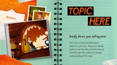 The Life of a Main Character. Slides Template — SlidesCarnival