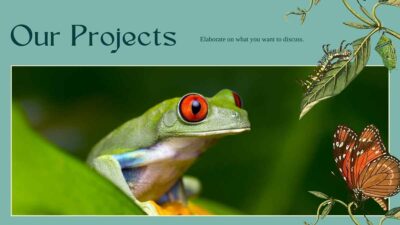Tropical Amazon Rainforest Newsletter. Free Presentation Template ...