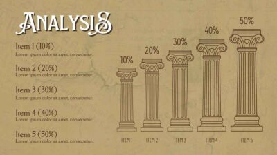 Vintage Art Nouveau Style Research Poster. Free Presentation Template ...