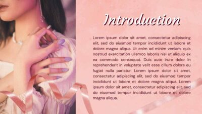Coquette Aesthetic Look Book. Free Slides Template — SlidesCarnival