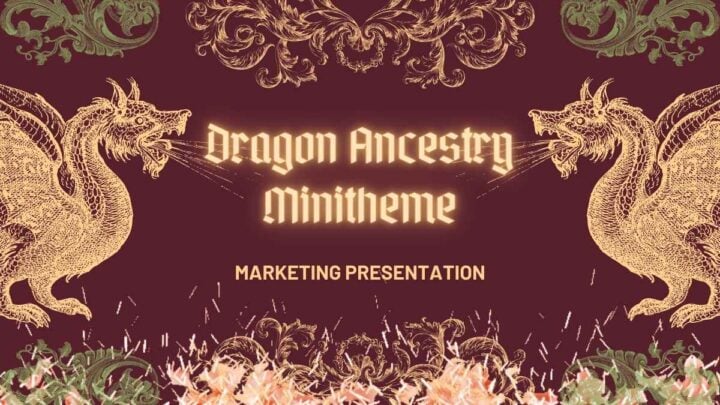 Vintage Dragon Ancestry Mini. Free Presentation Template — SlidesCarnival
