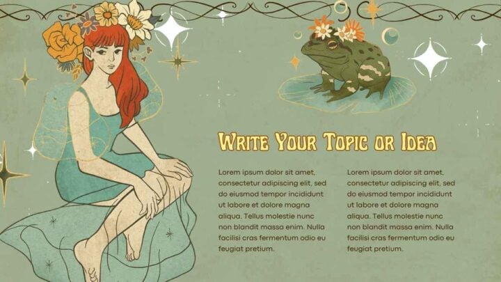 Vintage Fairy Tale Storybook Slides