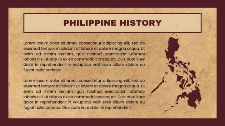 Vintage History of Philippines Lesson. Free PPT & Google Slides ...