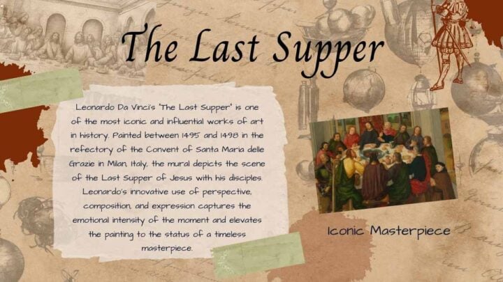 Leonardo Da Vinci Biography . Free PPT & Google Slides Template ...