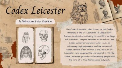 Leonardo Da Vinci Biography . Free PPT & Google Slides Template ...