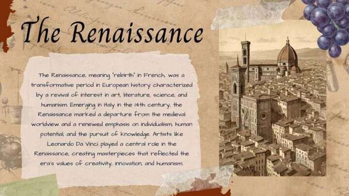 Leonardo Da Vinci Biography . Free PPT & Google Slides Template ...