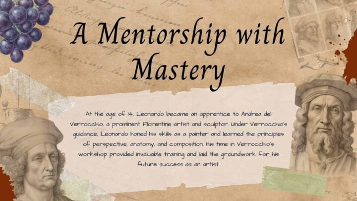 Leonardo Da Vinci Biography . Free PPT & Google Slides Template ...