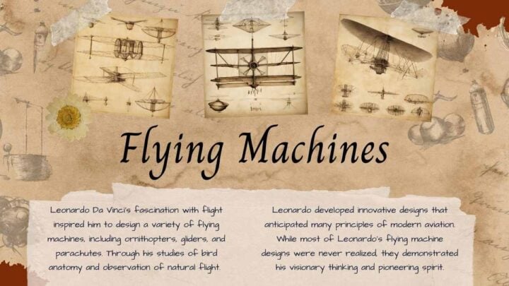 Leonardo Da Vinci Biography . Free PPT & Google Slides Template ...