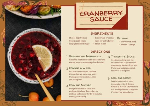 Thanksgiving Recipe Cards. Free PPT & Google Slides Template ...