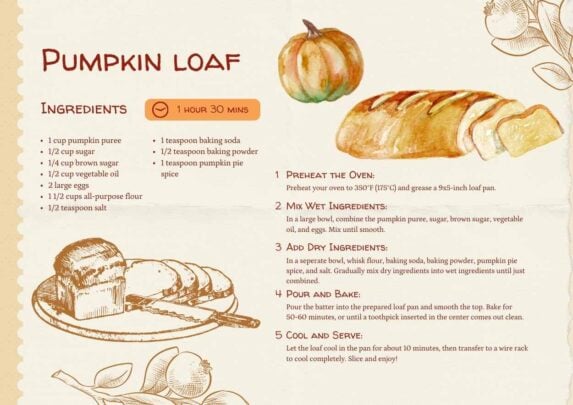 Thanksgiving Recipe Cards. Free PPT & Google Slides Template ...
