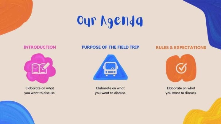 Abstract Art Museum Field Trip. Free Presentation Template — SlidesCarnival