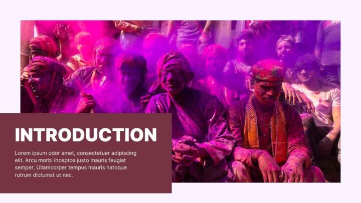 All About Holi Festival. Free PPT & Google Slides Template — SlidesCarnival