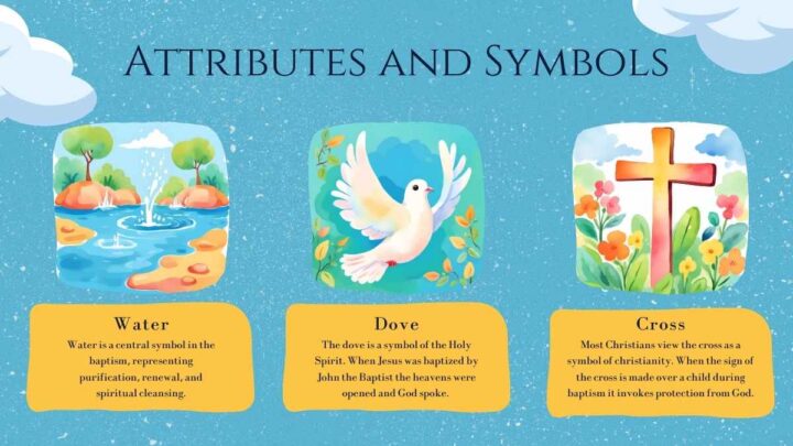 Jesus Baptism Slides For Children. Free Slides Template — SlidesCarnival