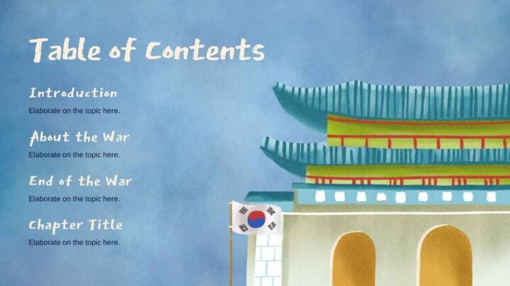 Korean War Slides Lesson. Free Slides Template — SlidesCarnival