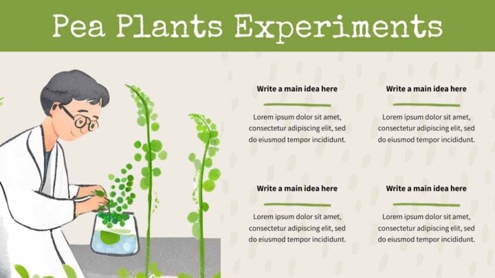 Mendel Genetics. Free PPT & Google Slides Template — SlidesCarnival