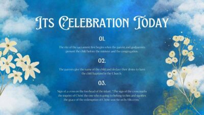 The Sacrament of Baptism Lesson. Free Slides Template — SlidesCarnival