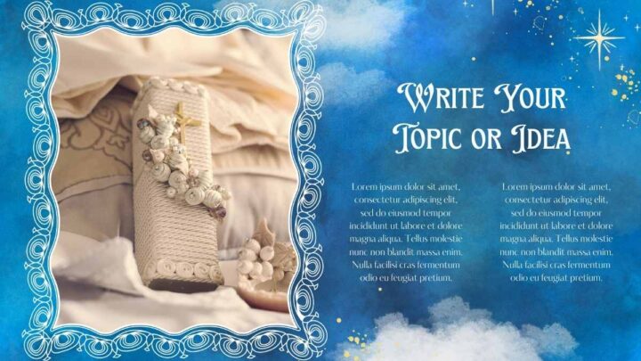 The Sacrament of Baptism Lesson. Free Slides Template — SlidesCarnival