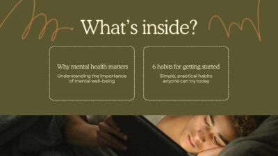 Ways to Improve Mental Health. Free Slides Template — SlidesCarnival