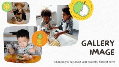 Playful Cooking Center for Kids. Free Presentation Template ...