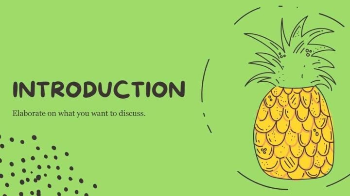 Playful Cooking Center for Kids. Free Presentation Template ...
