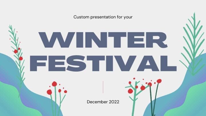 Winter Festival. Free Presentation Template — SlidesCarnival