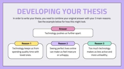 Writing a Thesis Statement Lesson for College. Free PPT & Google Slides ...