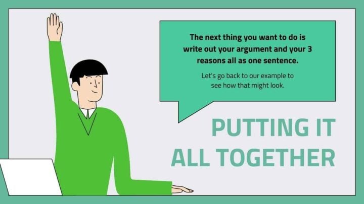 Writing a Thesis Statement Lesson for College. Free PPT & Google Slides ...