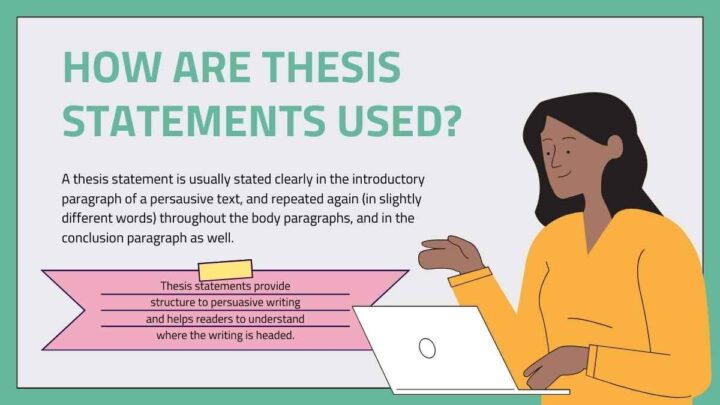 Writing a Thesis Statement Lesson for College. Free PPT & Google Slides ...