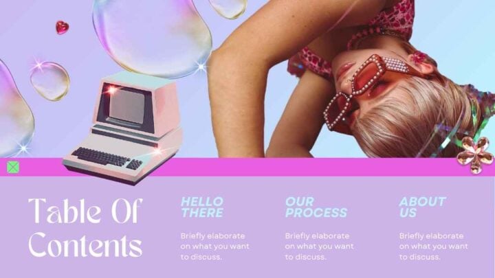 Y2k Digitalism Marketing Proposal Pink and Blue. Free Presentation ...