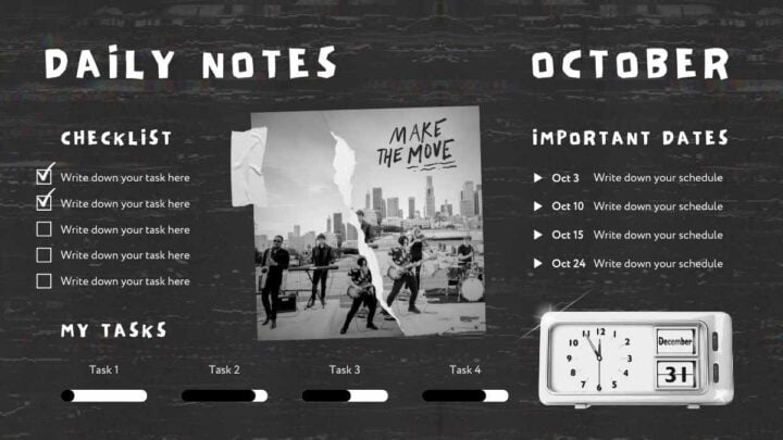 Y2k Retro Grunge Journal. Presentation Template — SlidesCarnival
