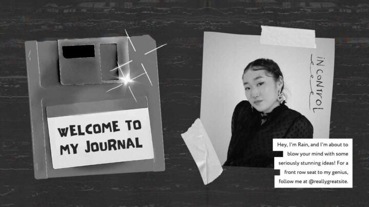 Y2k Retro Grunge Journal. Presentation Template — SlidesCarnival