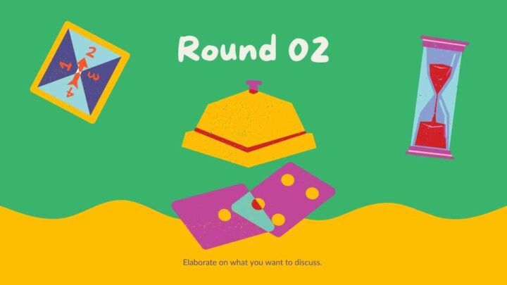Illustrated Game Board Time. Free Presentation Template — SlidesCarnival