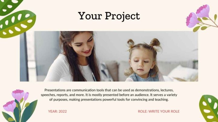 Floral Mother's Day Marketing. Free PPT & Google Slides Template ...