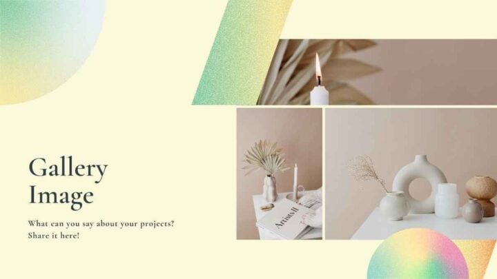 Yellow Abstract Grainy Creative. Free Presentation Template ...