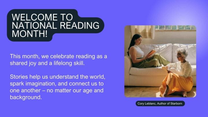 National Reading Month. Free Slides Template — SlidesCarnival