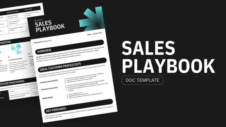 Sales Playbook Doc. Free Docs Template — SlidesCarnival
