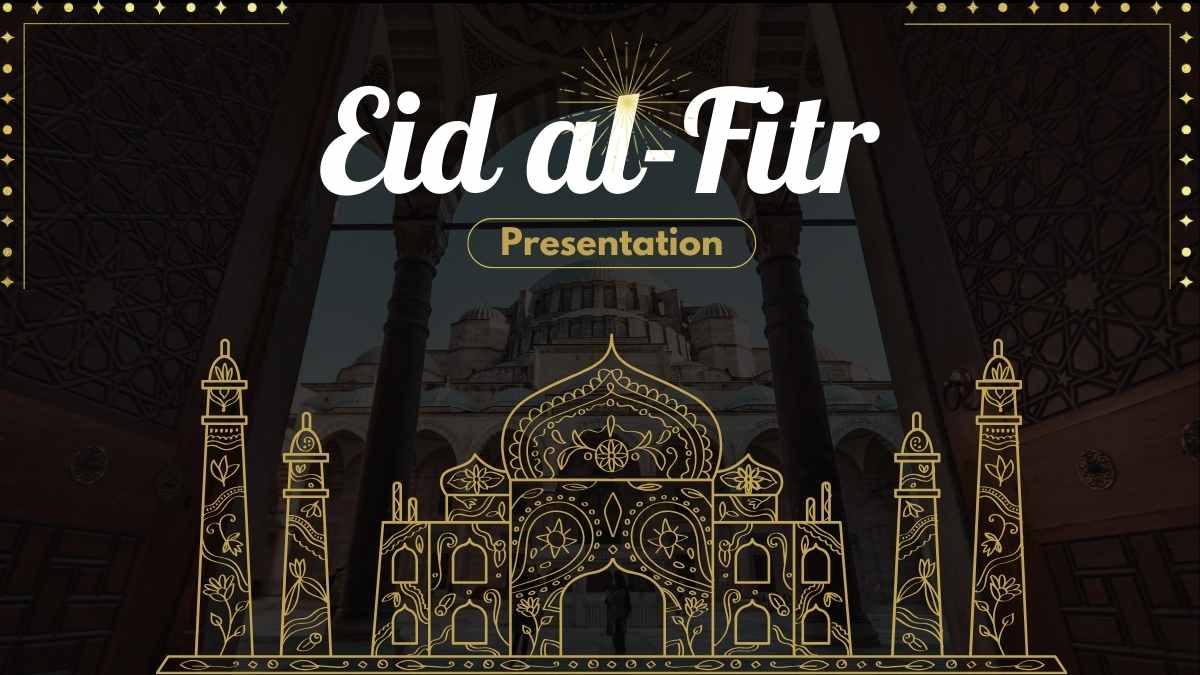 Plantilla de presentación de Eid al-Fitr gratis