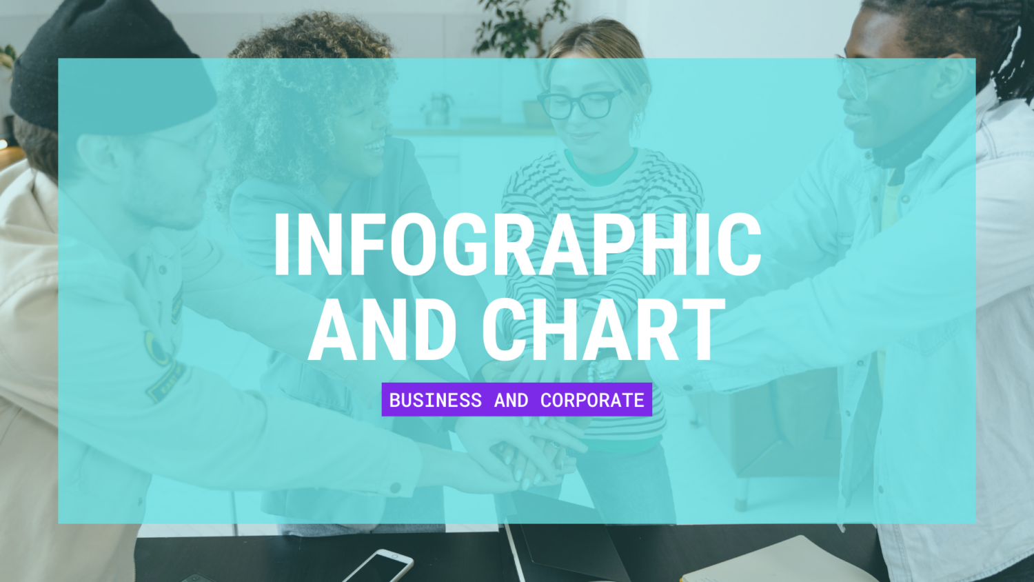 Plantilla de panel de infografías gratis para Canva