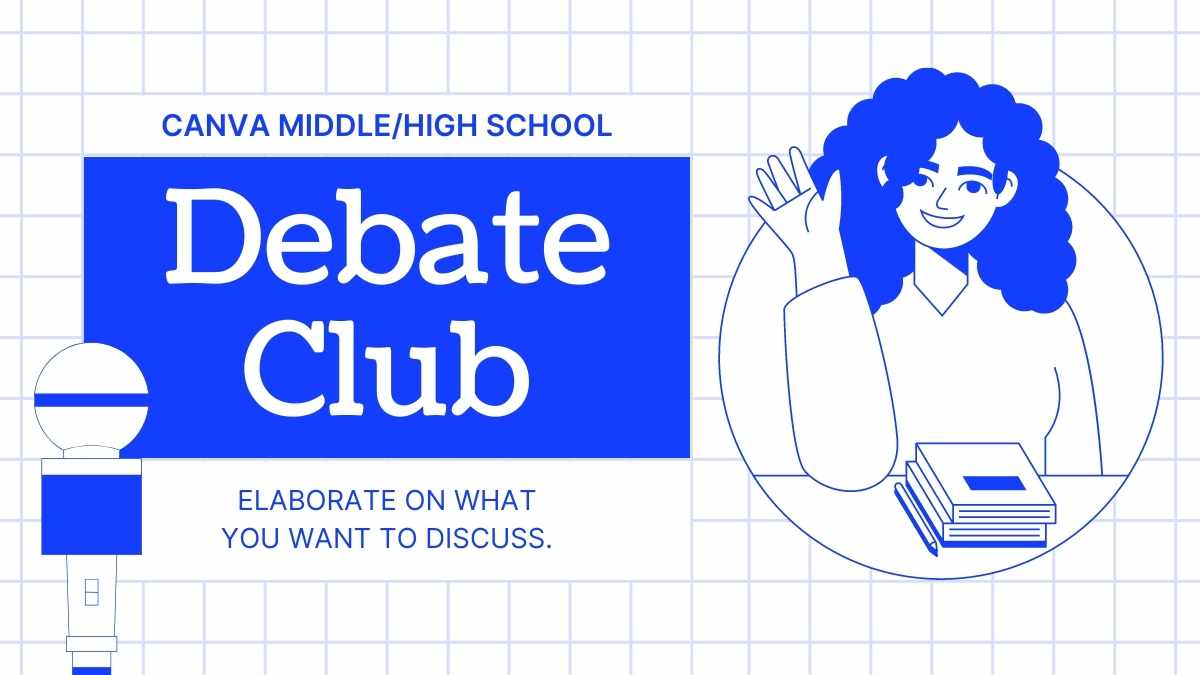 Clube de Debate Escolar Ilustrado. Modelo gratuito para PPT e Google ...