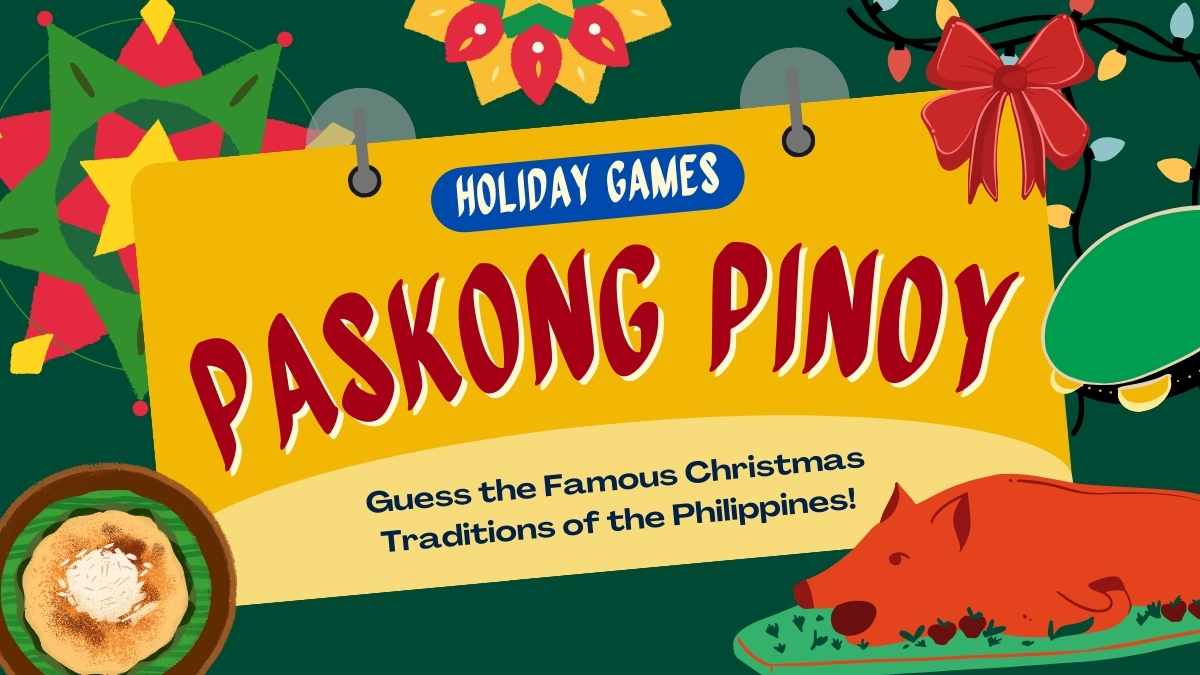 Template de slides de Natal Simbang Gabi grátis